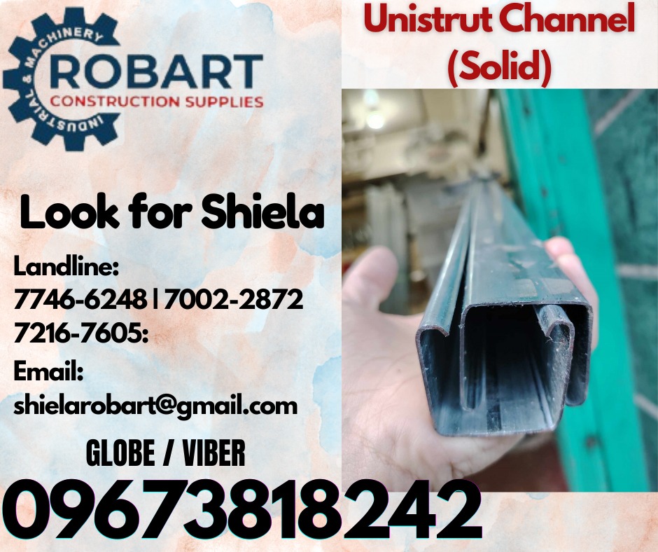 Unistrut Channel (Solid), Commercial & Industrial, Construction Tools ...