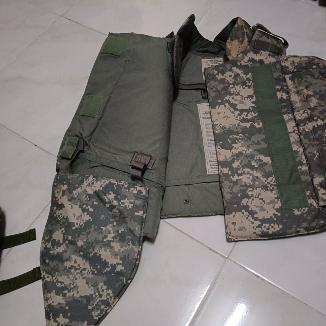 US ARMY Body Armor Kevlar - Interceptor (see desc for sizes), Men's ...