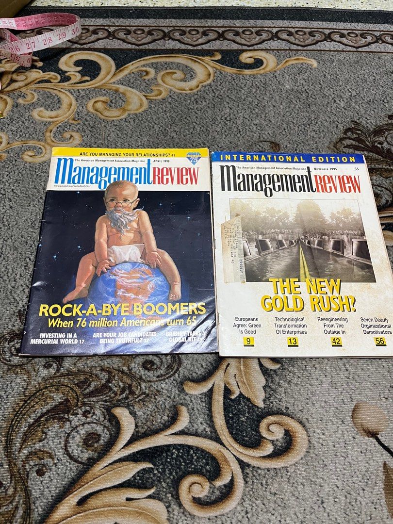 VINTAGE 1995/1998 MANAGEMENT REVIEW MEGAZINES, Hobbies & Toys, Books ...