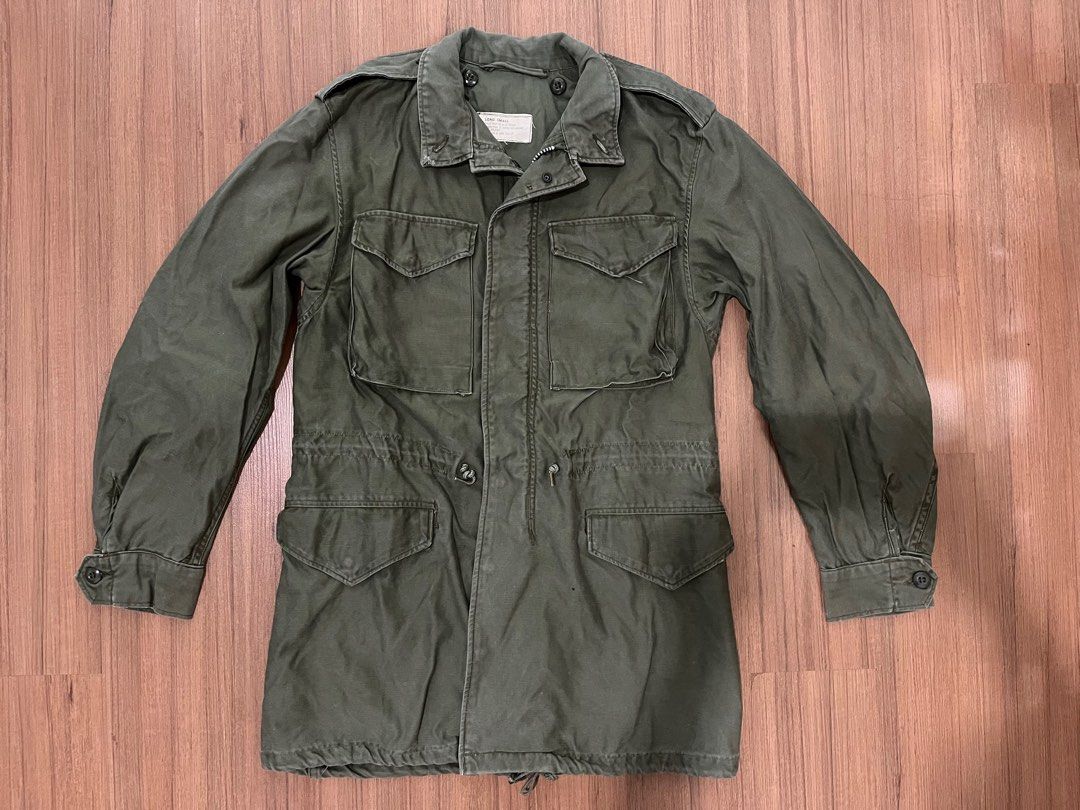 VINTAGE M51 US ARMY ( LAST BATCH ) PRODUCTION 1964 SIZE SMALL LONG, Men's Fashion, Activewear on ...