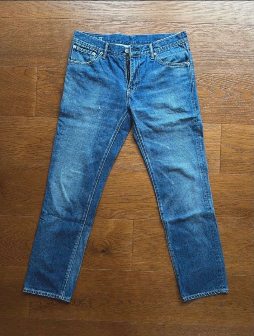 VISVIM SOCIAL SCULPTURE 04D5 DENIM JEANS W34 X L30 | MADE IN JAPAN, 男裝, 褲＆半截裙, 牛仔褲 - Carousell
