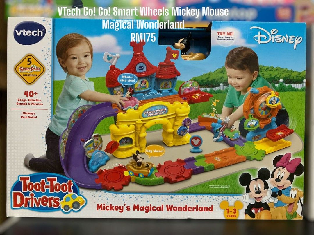Vtech Toot Toit Drivers Mickey Mouse Magical Wonderland, Hobbies & Toys ...