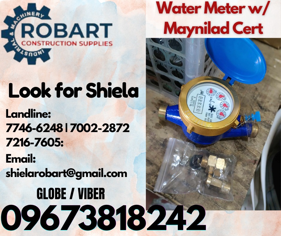 Water Meter w/ Maynilad Cert, Commercial & Industrial, Construction ...