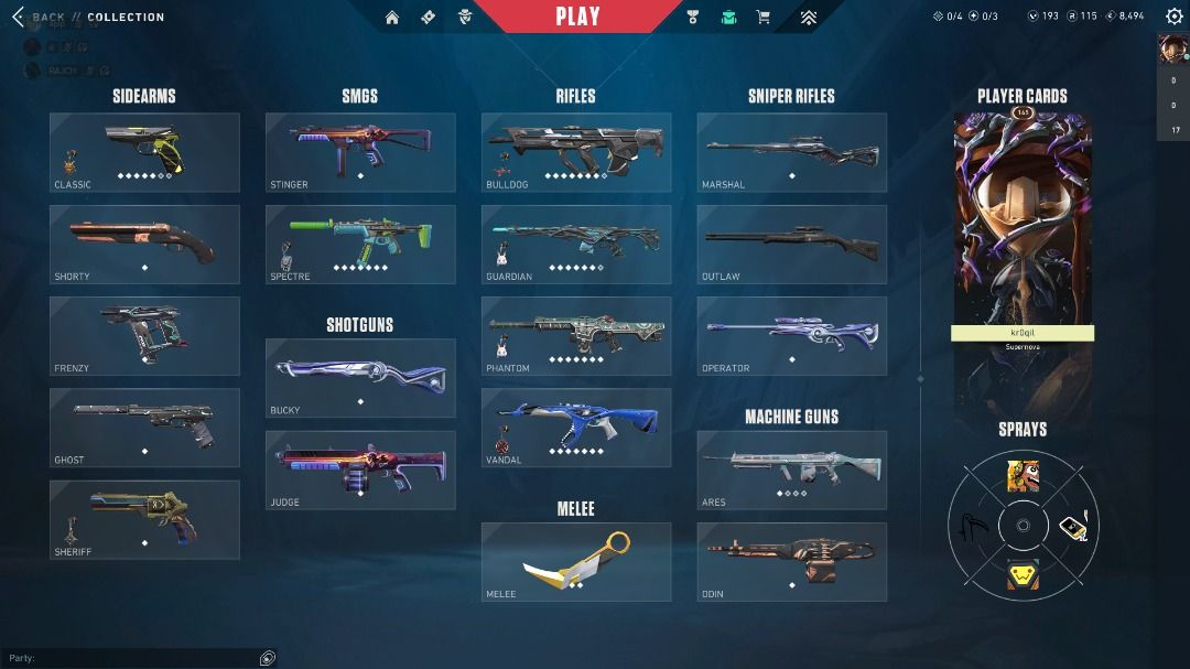 WTS Valorant Account 12 Premium Skins + RARE BUDDY VCT 2021 SPARK ...