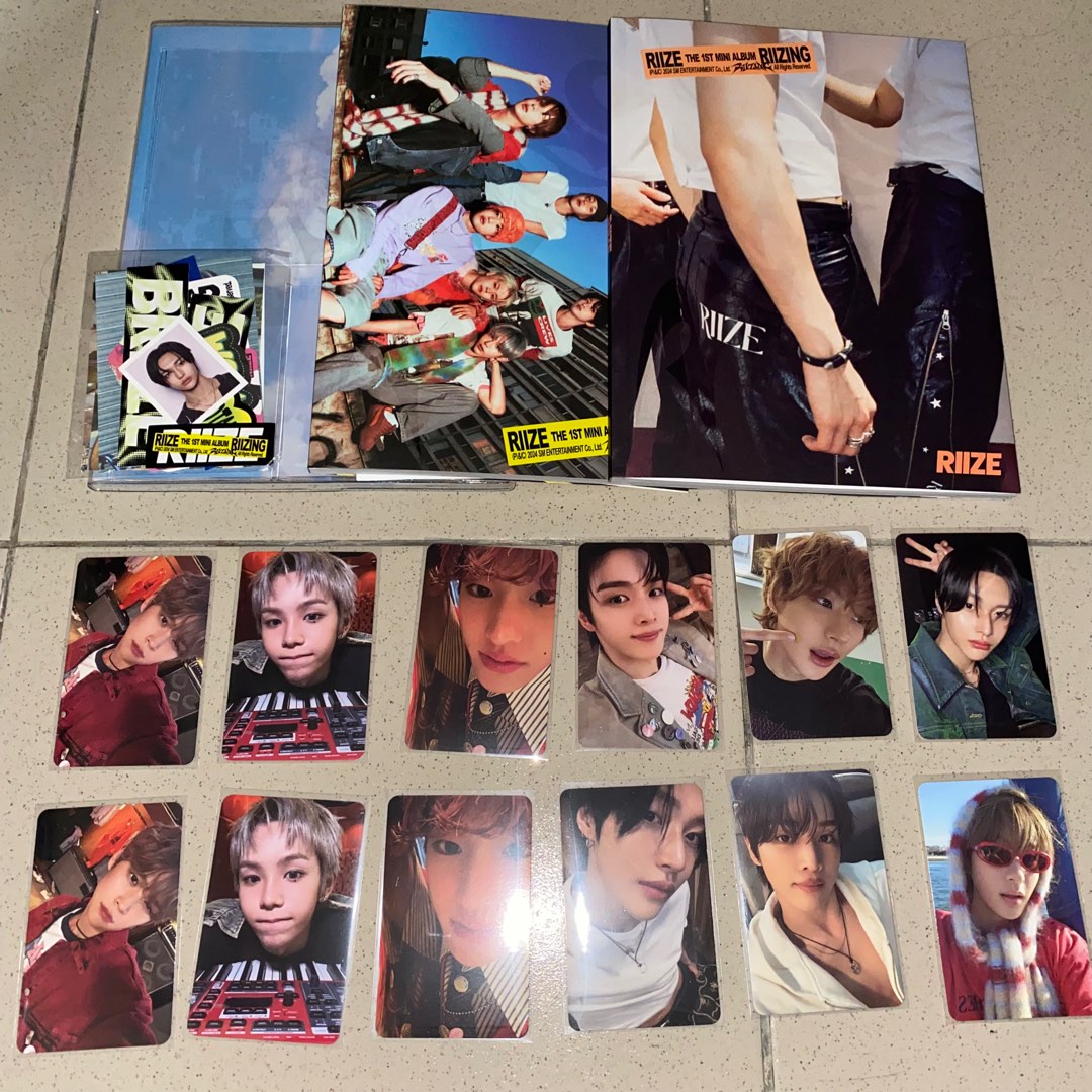 wts wtt riize riizing collectbook photobook boom boom bass impossible sungchan wonbin anton ...