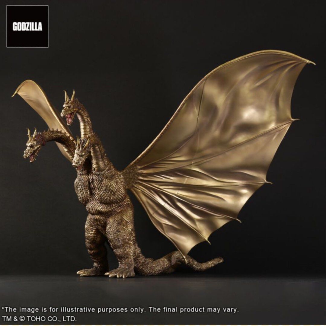 X-plus Toho 20 King Ghidorah 1964 Battle Color Ver. (MISB), Hobbies ...