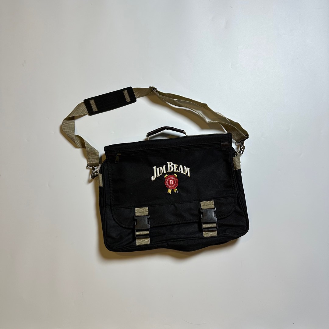 Y2K Jim Beam Messenger/Laptop Bag, Men's Fashion, Bags, Sling Bags on ...