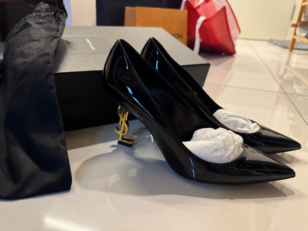 Ysl heel, Luxury, Sneakers & Footwear on Carousell
