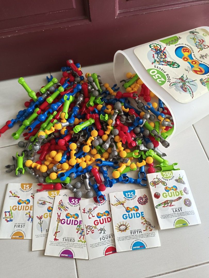 Zoob Creative moving mind building modeling system blocks (complete ...