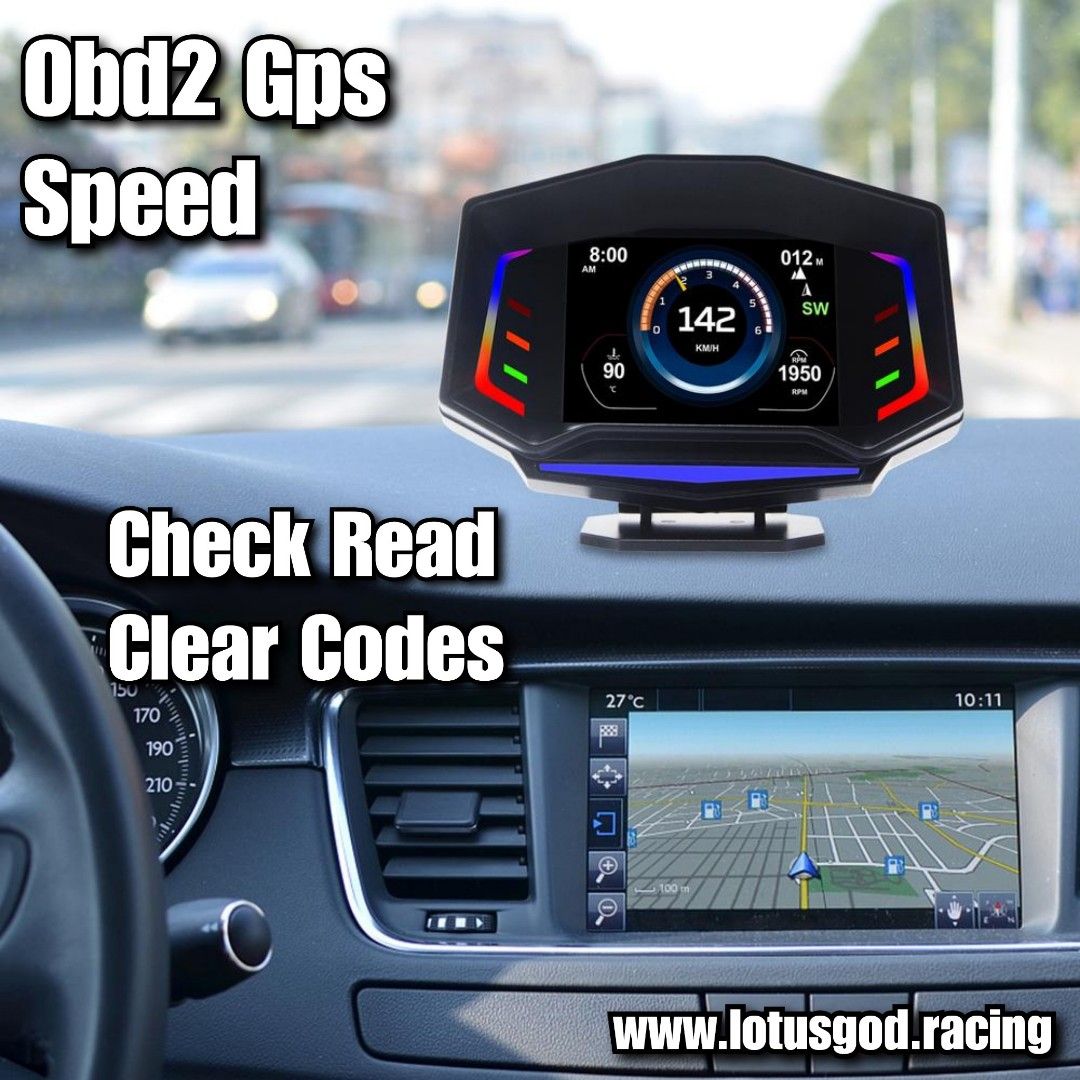 🤩 ! Obd2 Head Up Display HUD GPS Auto VSD Smart Car On Board Computer ...
