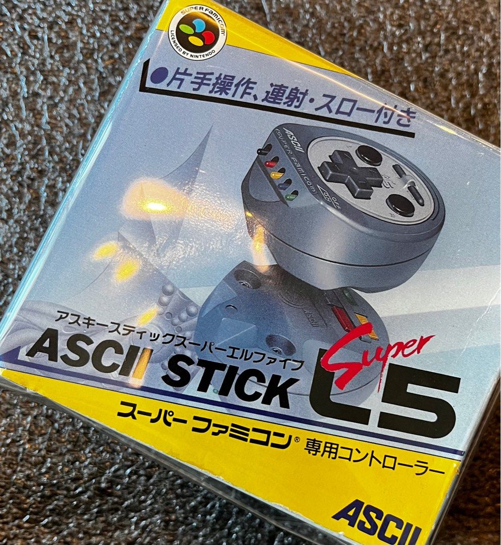 超任 SFC Nintendo 任天堂 手制 手掣 Joystick ASCII Stick Super L5 Made in Japan ...