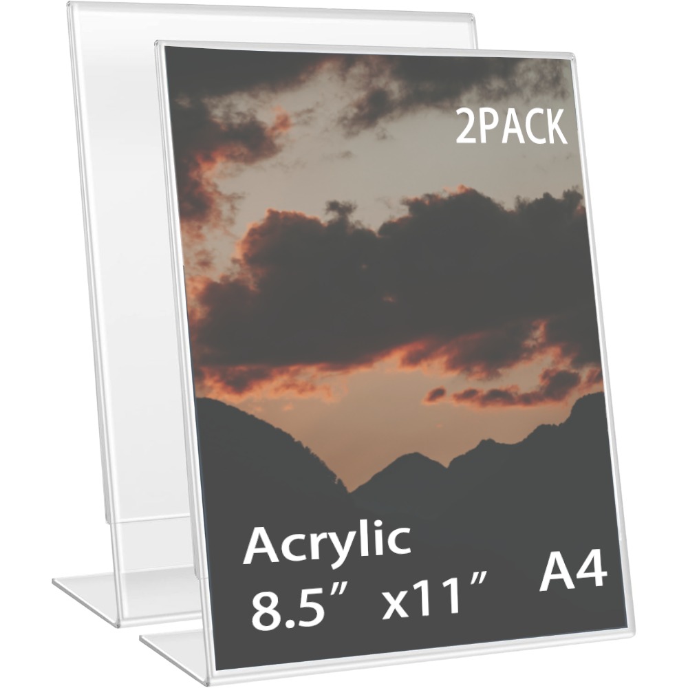 A4 Acrylic Wall Mounted Display Sign Holder / Stand Holder, Furniture ...