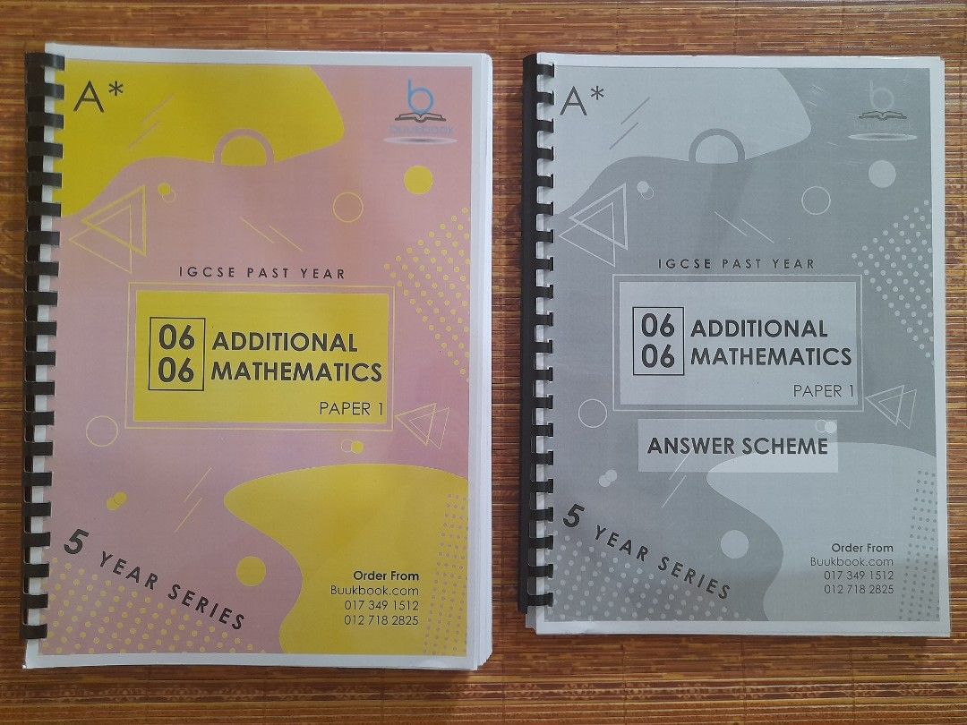 Addmaths Paper 1 past year paper, Hobbies & Toys, Books & Magazines ...