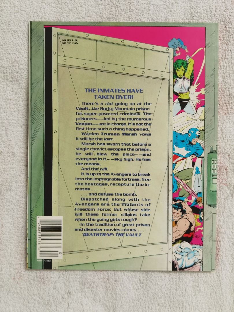Avengers: Death Trap, The Vault (1991). Written by Danny Fingeroth. Art ...