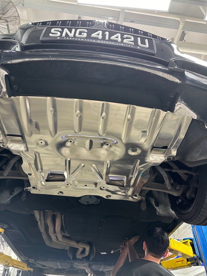 BMW F10 5 series 520i 528i 535i Aluminum Engine and Gearbox Undertray ...