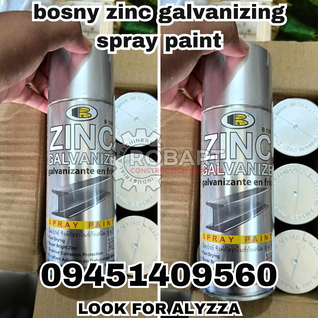 bosny zinc galvanizing spray paint, Commercial & Industrial ...