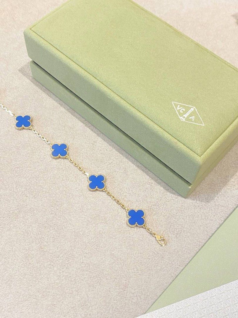 (BRAND NEW) 2024 VCA VAN CLEEF & ARPELS VINTAGE ALHAMBRA BRACELET 5 ...