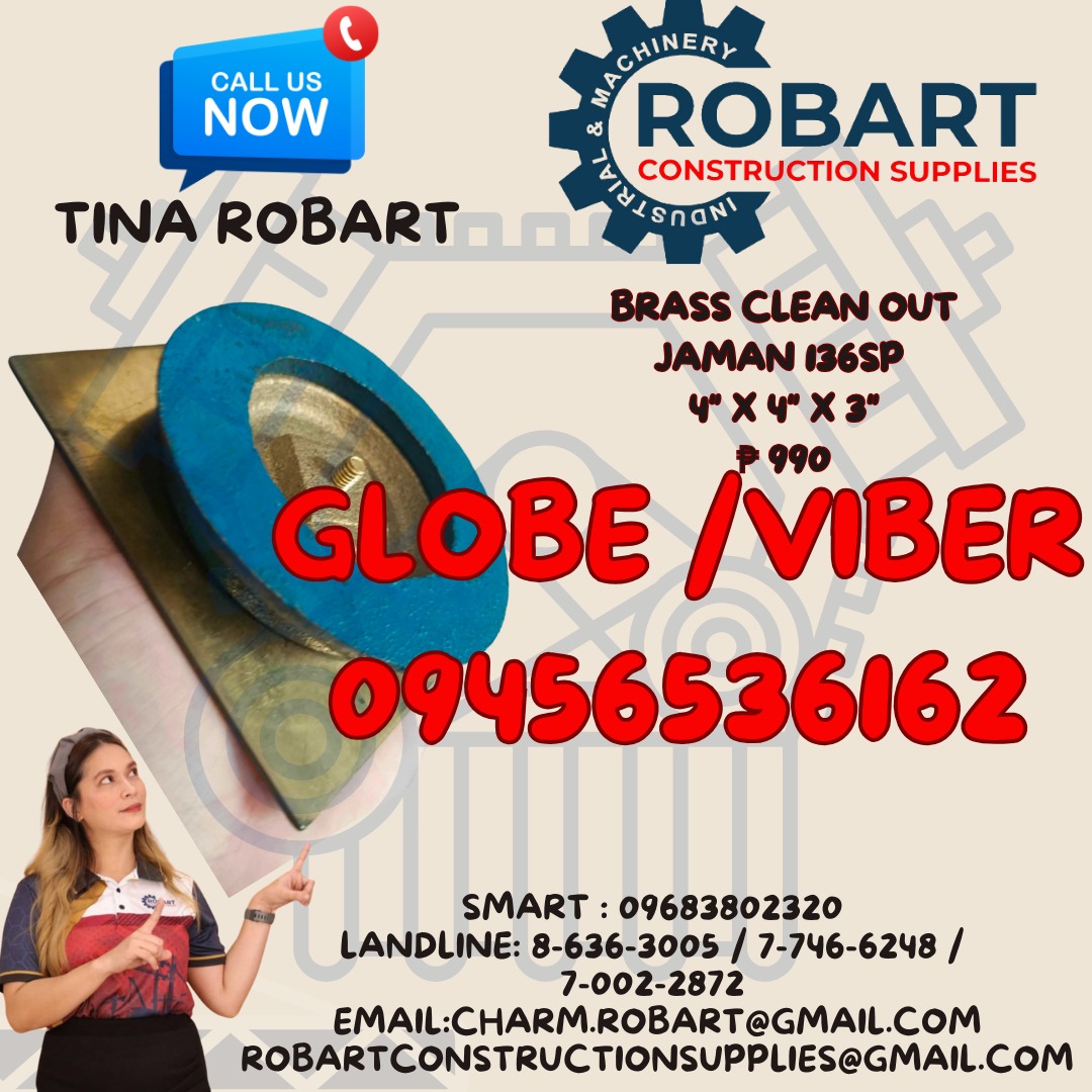 Brass Clean Out Jaman 136SP 4" x 4" x3", Commercial & Industrial ...