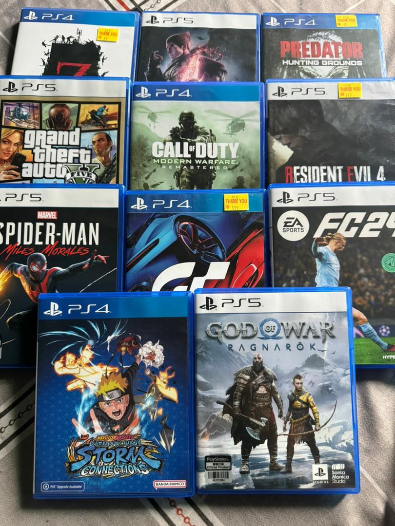 cd game ps4/ps5, Video Gaming, Video Games, PlayStation on Carousell