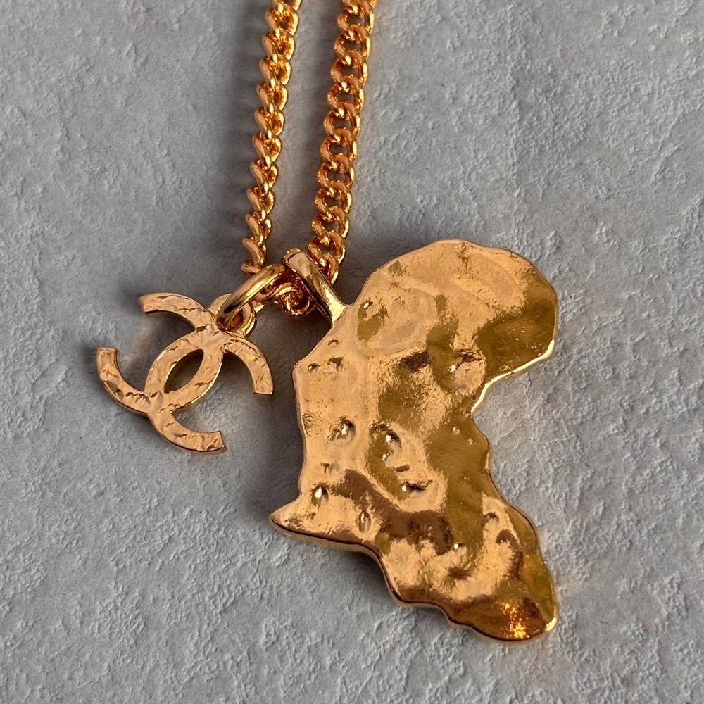 Chanel African Continent Necklace, Luxury, Accessories on Carousell