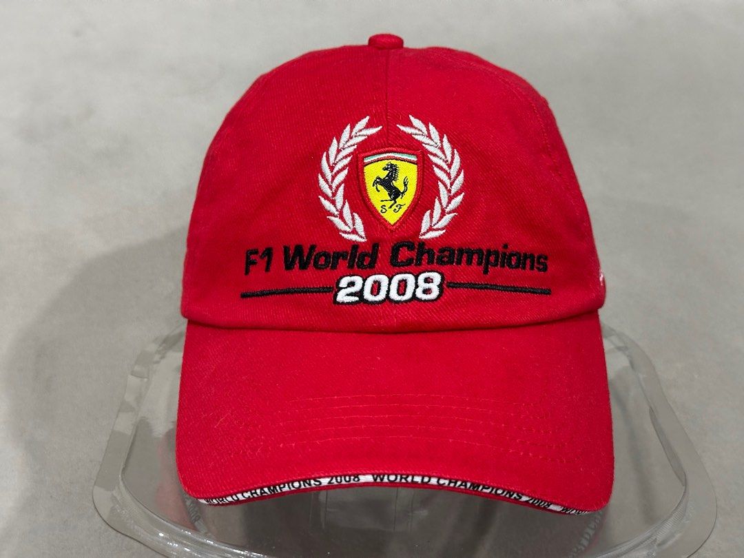 CL3016 Topi Cap Ferrari F1 World Champion 2008, Men's Fashion, Watches ...