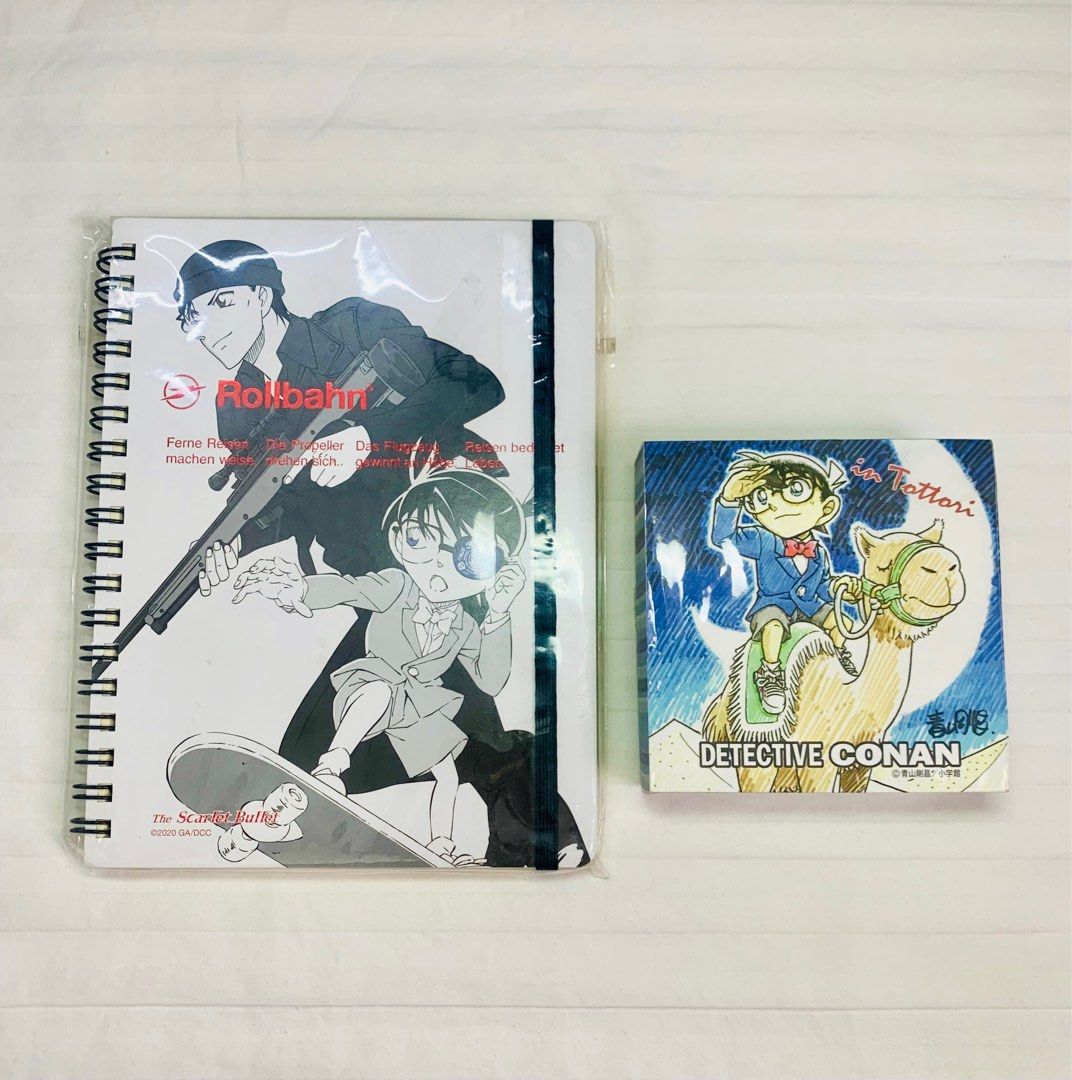 Conan Edogawa & Shuichi Akai Lolbu Notebook & Detective Conan - Block ...