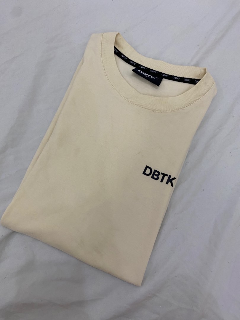 DBTK CREAM MINI LOGO TEE, Men's Fashion, Tops & Sets, Tshirts & Polo ...