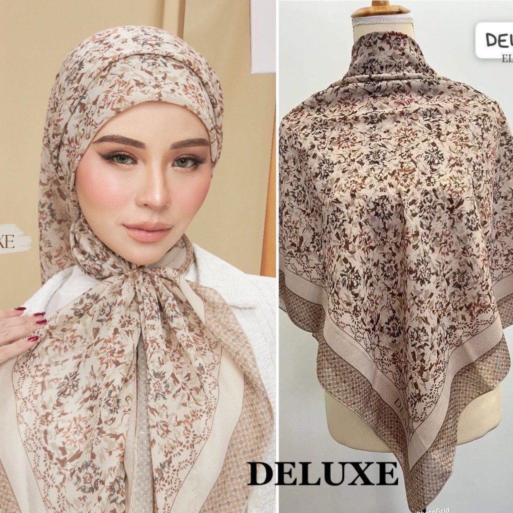 Deara Hijab Square Jeewa Collection, Women's Fashion, Muslimah Fashion ...