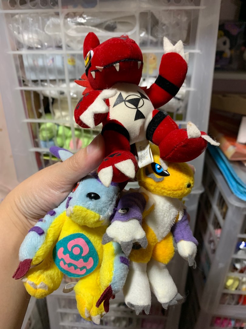 Digimon Plushies Vintage, Hobbies & Toys, Toys & Games on Carousell