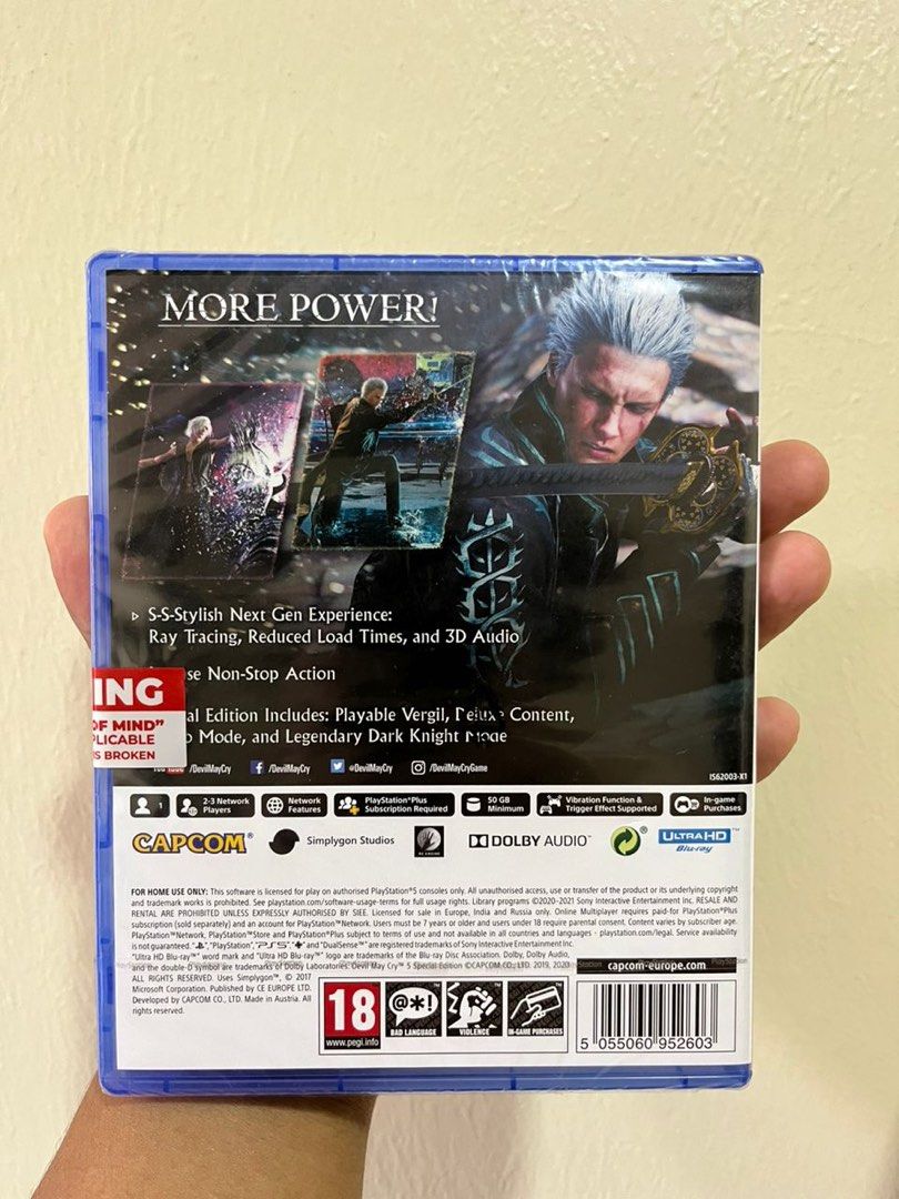 DMC 5 SPECIAL EDITION, Video Gaming, Video Games, PlayStation on Carousell
