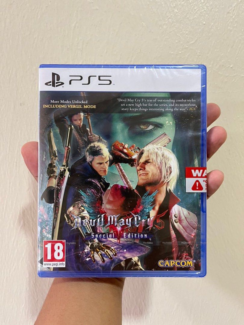 DMC 5 SPECIAL EDITION (SEALED), Video Gaming, Video Games, PlayStation ...