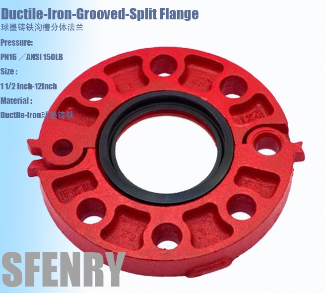 Ductile Iron Grooved Split Flange, Commercial & Industrial, Industrial ...