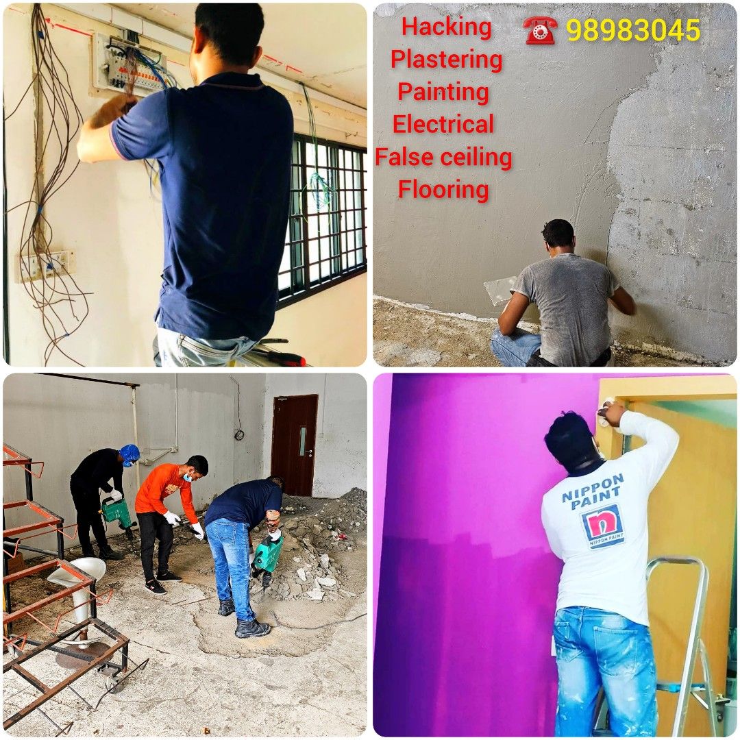 Electrical/Plastering /Painting /False Ceiling&Partition/Plumbing ...