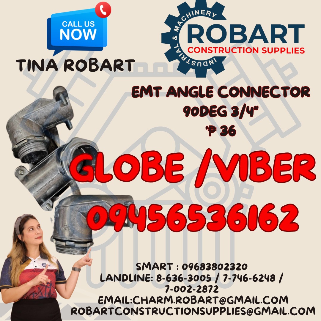 EMT Angle Connector 90deg 3/4", Commercial & Industrial, Construction ...