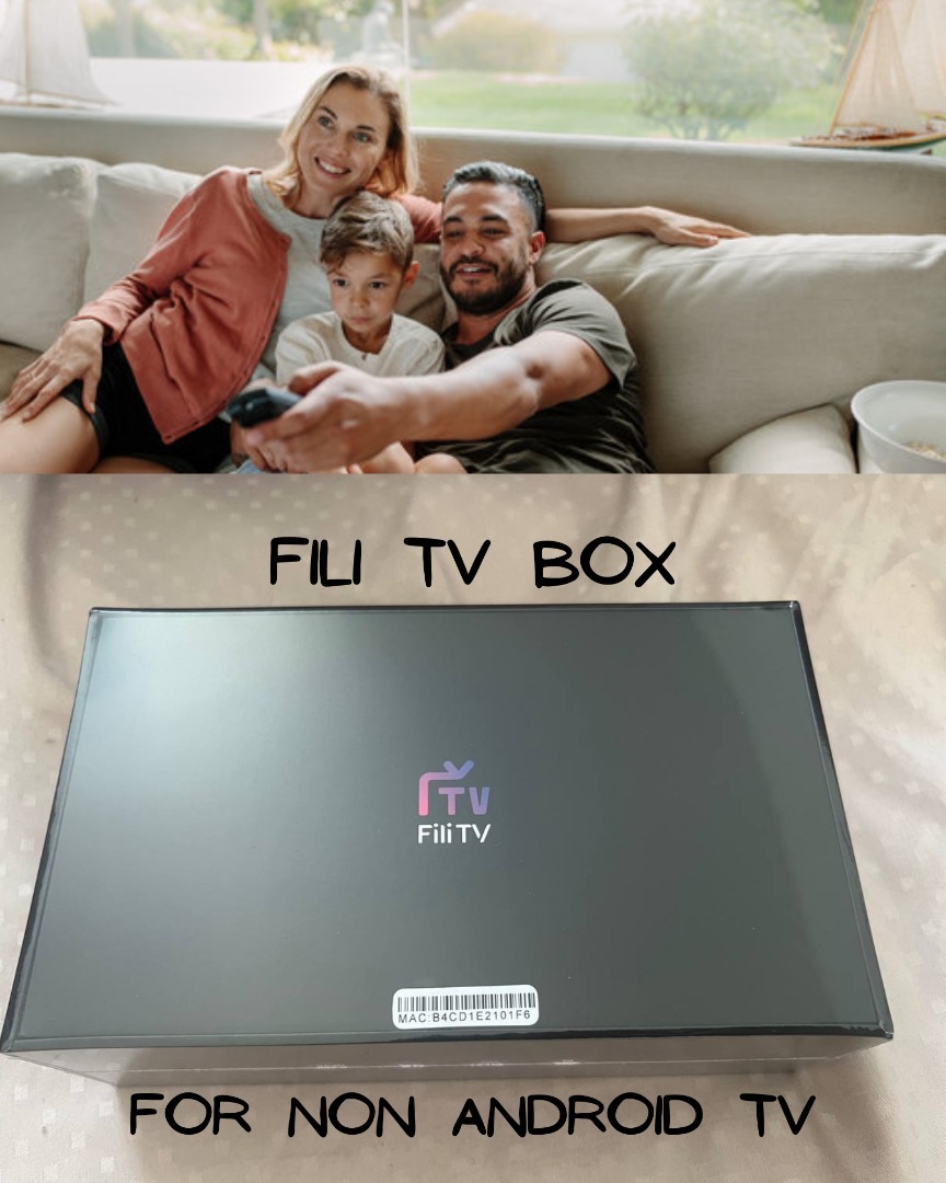 FILI TV BOX FOR NON ANDROID TV WITH LIVE TV CHANNELS MOVIES SERIES, TV & Home Appliances, TV ...