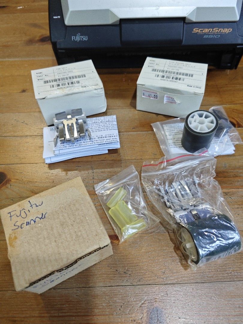 Fujitsu ScanSnap S510 Sheet-fed Scanner (WITH SPARES!!!!!), Computers ...