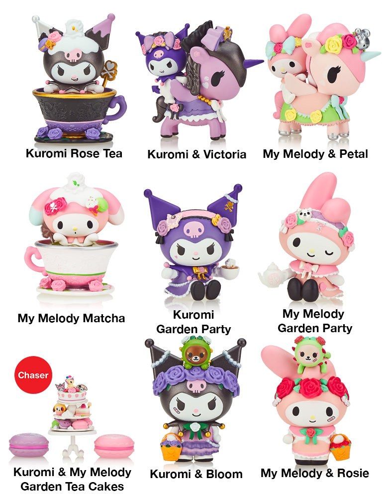 [FULL SET] KUROMI & MELODY TEA GARDEN SET, Hobbies & Toys, Toys & Games ...