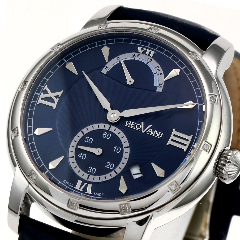 GEOVANI - Automatic Diamonds Watch 機械自動腕錶, 男裝, 手錶及配件, 手錶 - Carousell