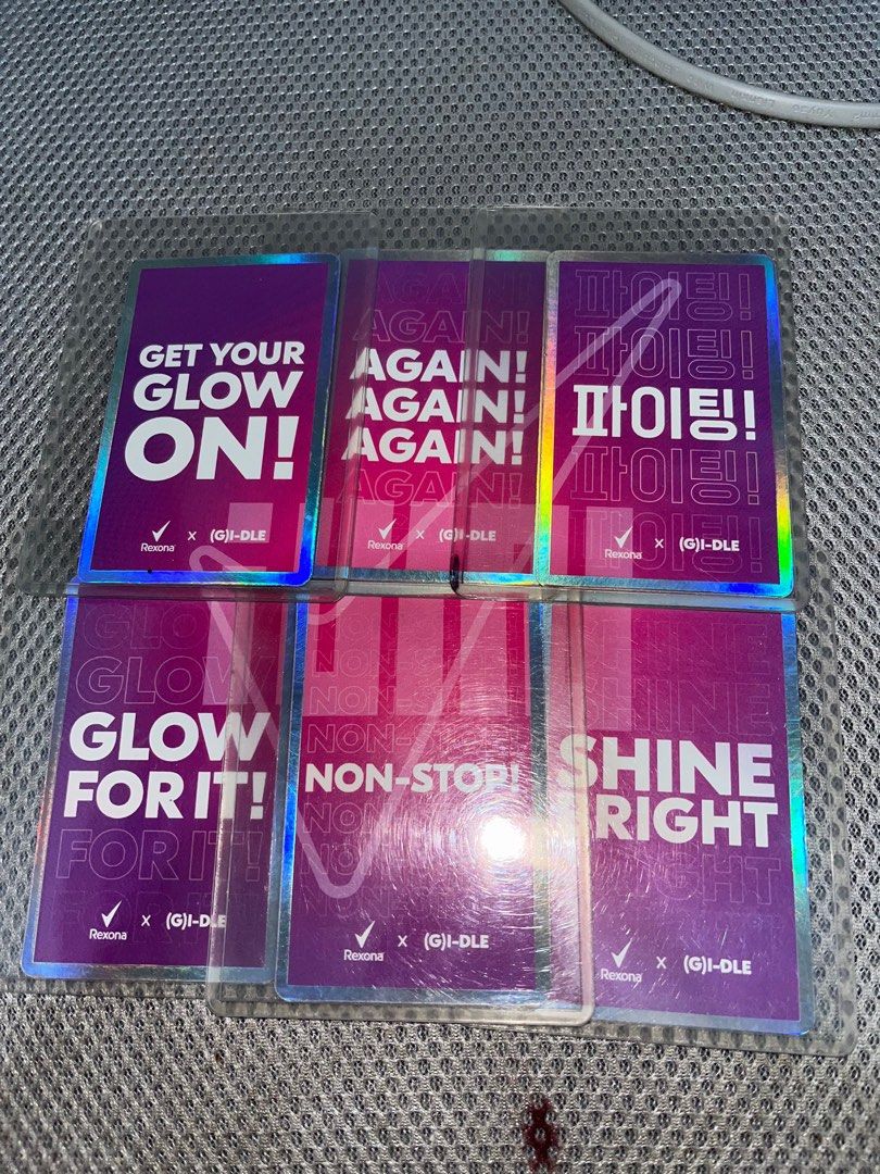 (G)I-DLE rexona photocards, Hobbies & Toys, Memorabilia & Collectibles ...