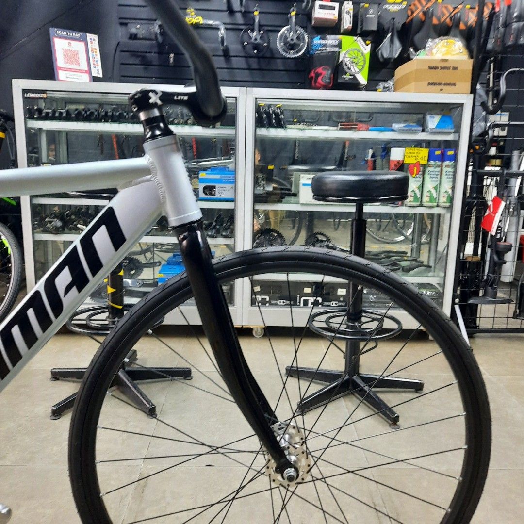 GIman Aero Fixed Gear Fixie Alloy, Sports Equipment, Bicycles & Parts ...