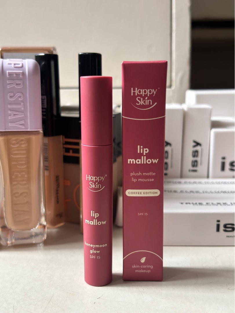 HAPPY SKIN LIP MALLOW SHADE HONEYMOON GLOW, Beauty & Personal Care ...