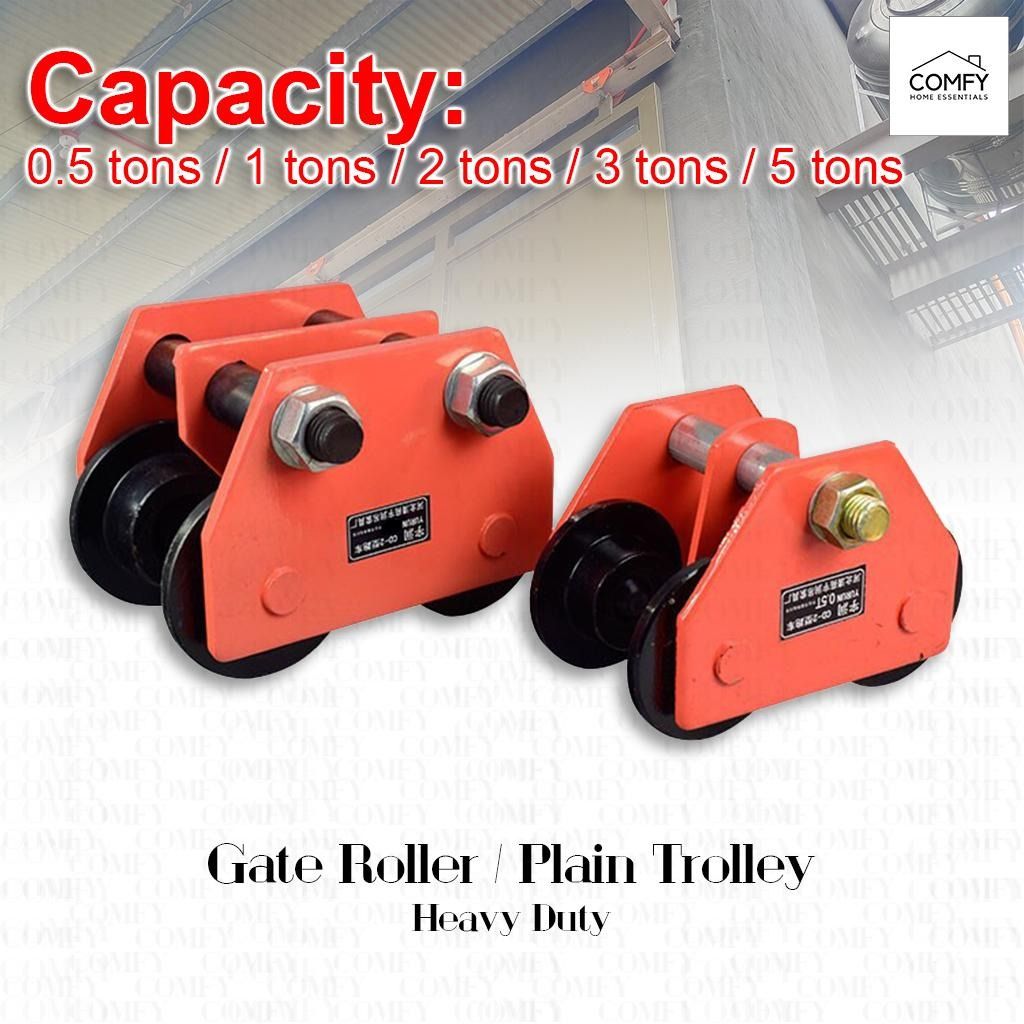 Heavy Duty Hanger Trolley Plain Trolley Gate Roller Manual Trolley ...