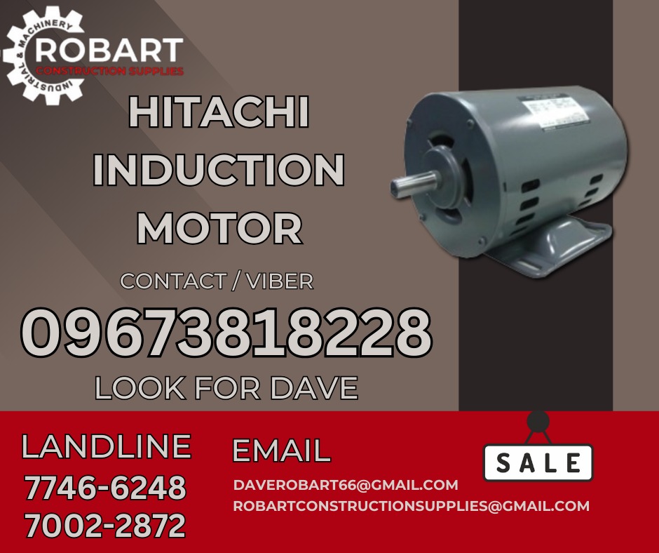 HITACHI INDUCTION MOTOR, Commercial & Industrial, Industrial Equipment ...