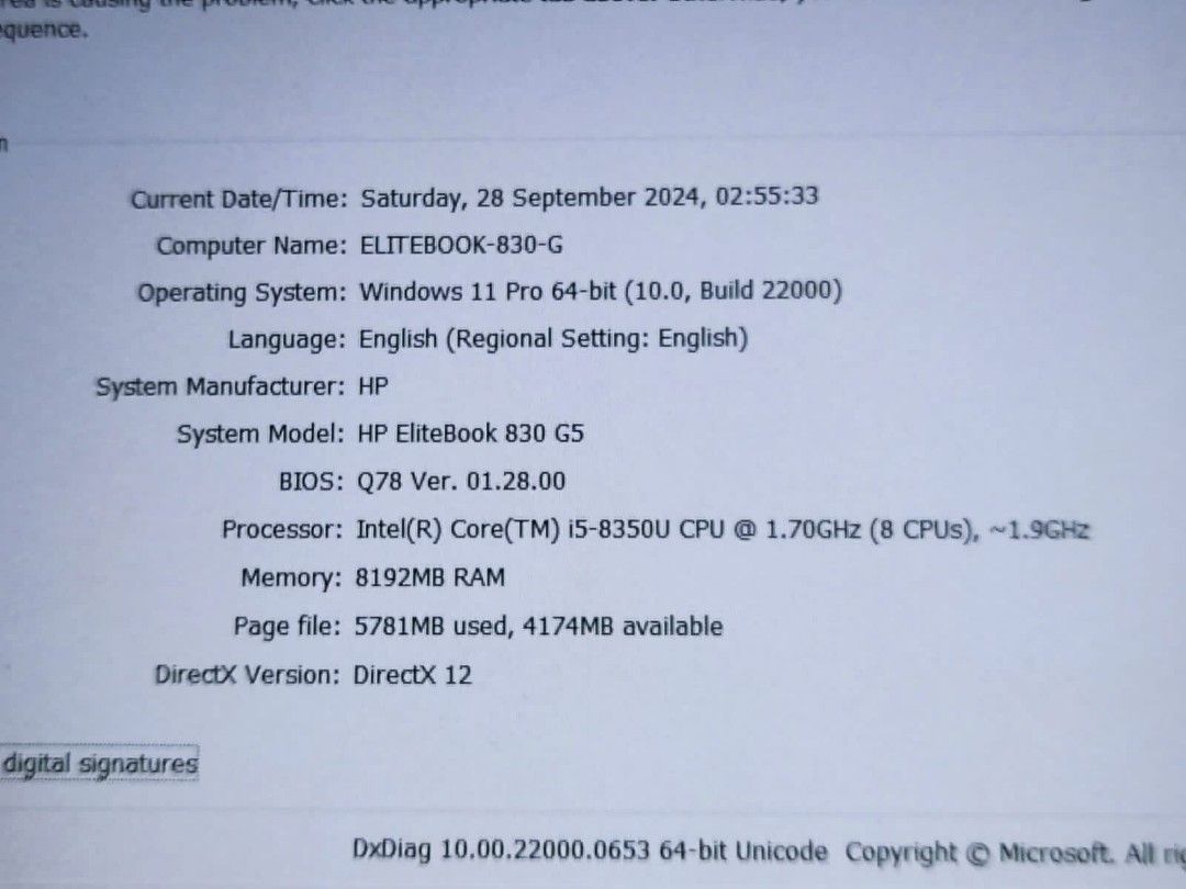 HP Elitebook 830 G5 Core i5 Gen8 Ram 8GB SSD 256GB Windows 11 Siap ...