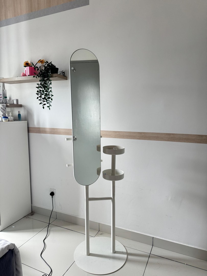 IKEA: LIERSKOGEN - Valet stand with mirror, Furniture & Home Living ...