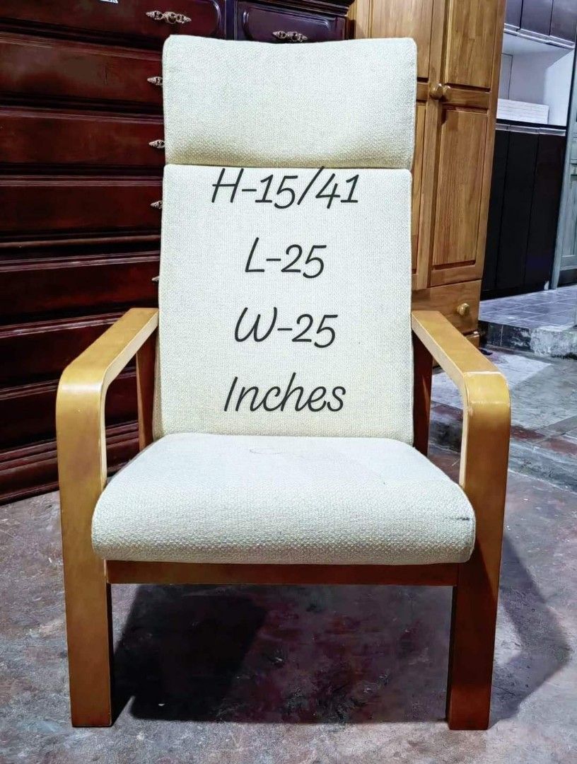 Ikea Poang Arm Chair, Furniture & Home Living, Furniture, Chairs on ...