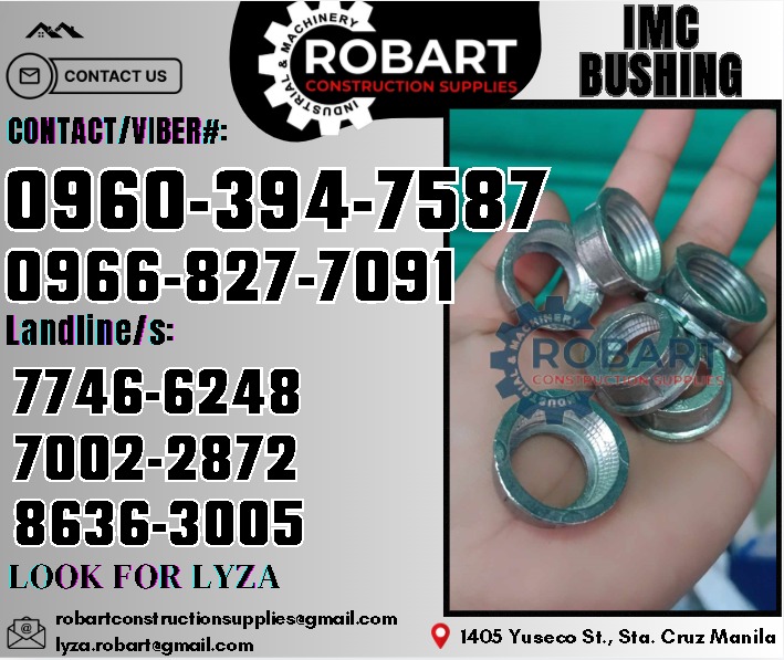 IMC Bushing, Commercial & Industrial, Construction Tools & Equipment on ...