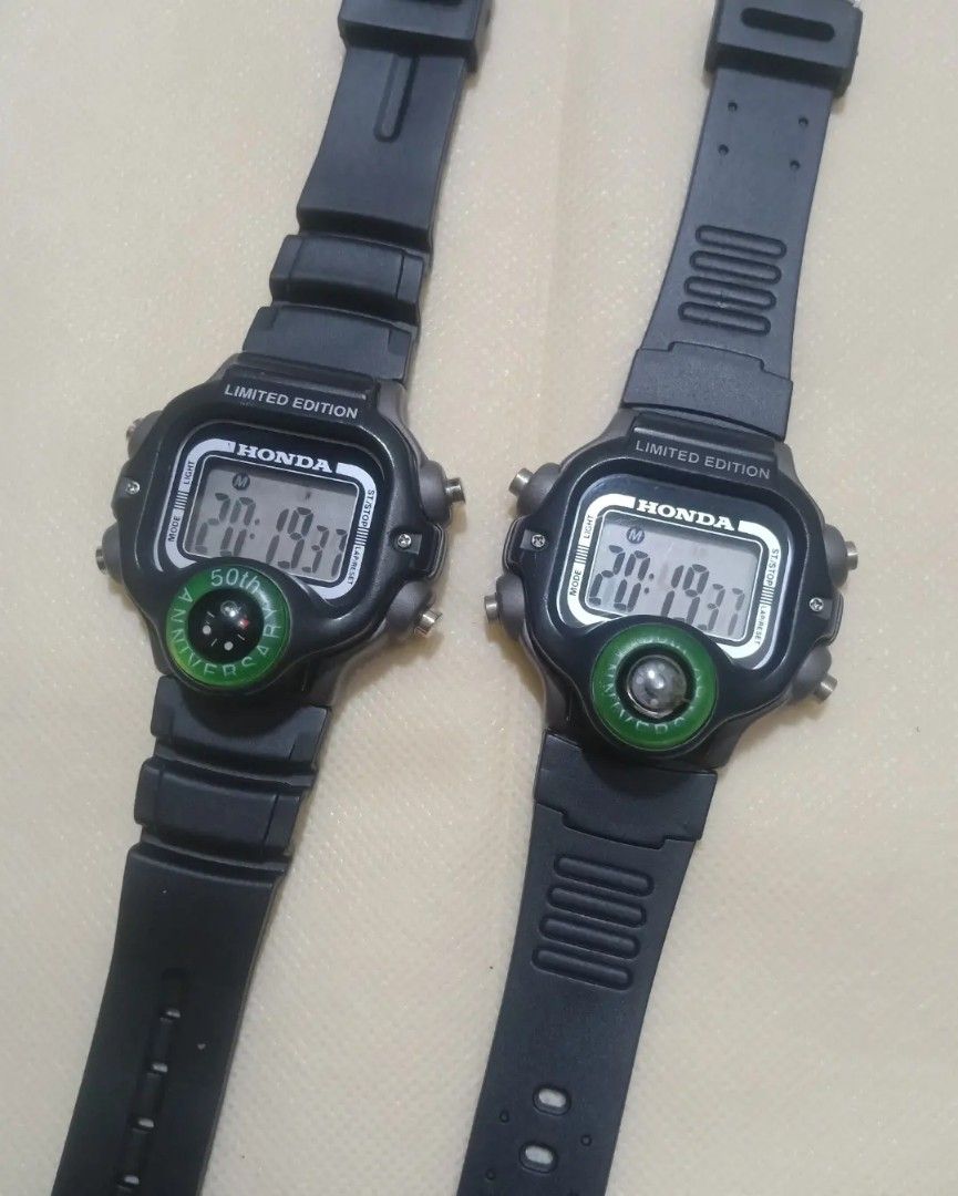 Jam tangan Honda Anniversary 50th jam Honda vintage rare, Fesyen Pria ...