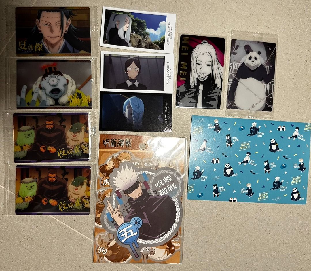 JJK Jujutsu Kaisen authentic merch - Gojo Satoru, Geto Suguru, Itadori ...