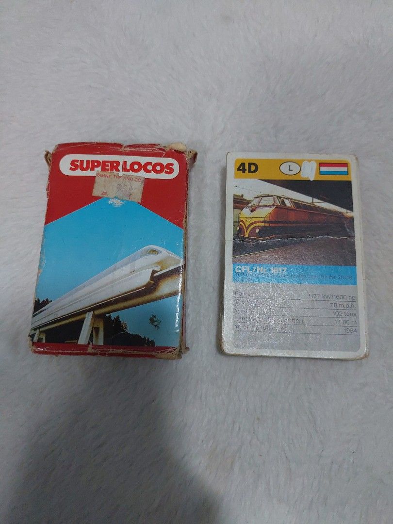 Kad trump vintage superlocos, Hobbies & Toys, Toys & Games on Carousell
